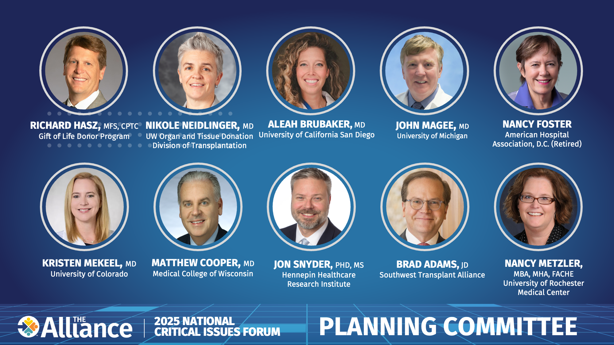 The Alliance Announces Planning Committee for 2025 National Critical ...